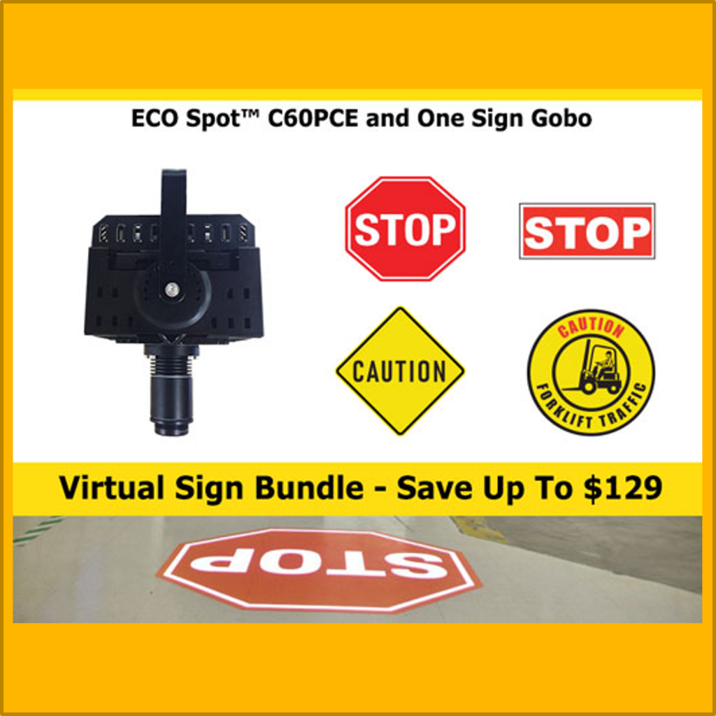 Virtual Sign 3’ to 6’ Industrial Environments (C60PCE) - Metaone