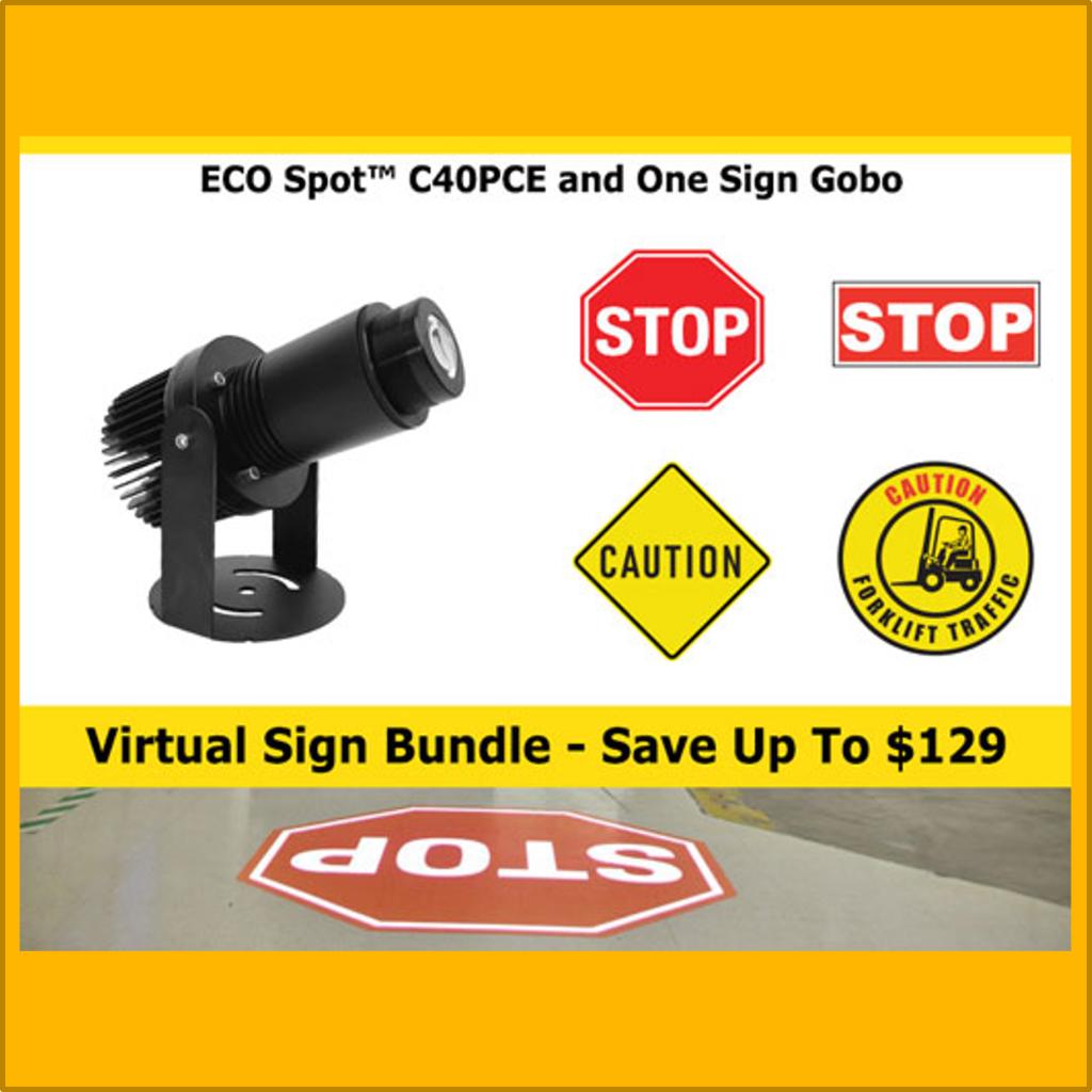Virtual Sign 1’ to 3’ Industrial Environments (C20PCE) - Metaone